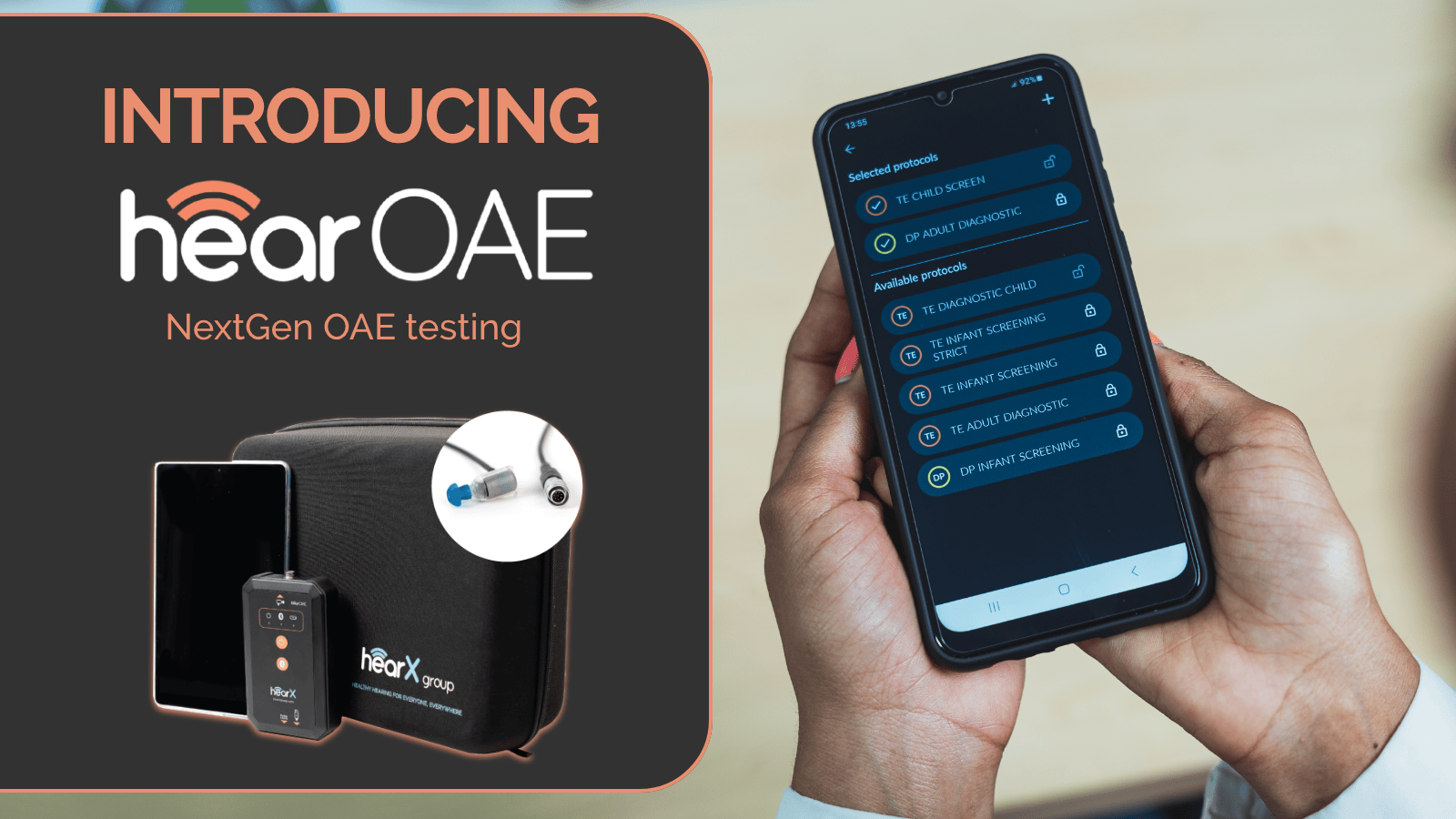 HearX Launches New Otoacoustic Emissions Test Device | The Hearing Review