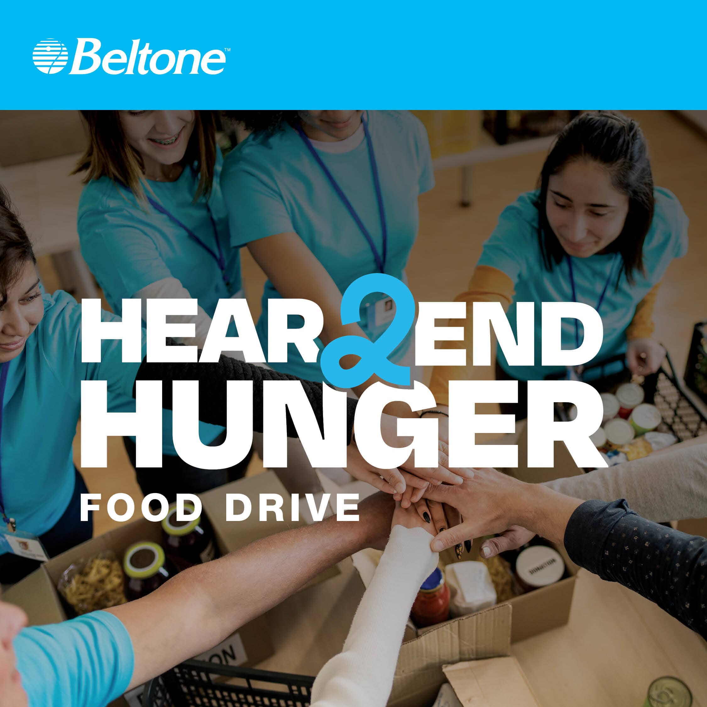 Beltone Kicks Off 2025 ‘Hear2End Hunger’ Food Drive | The Hearing Review